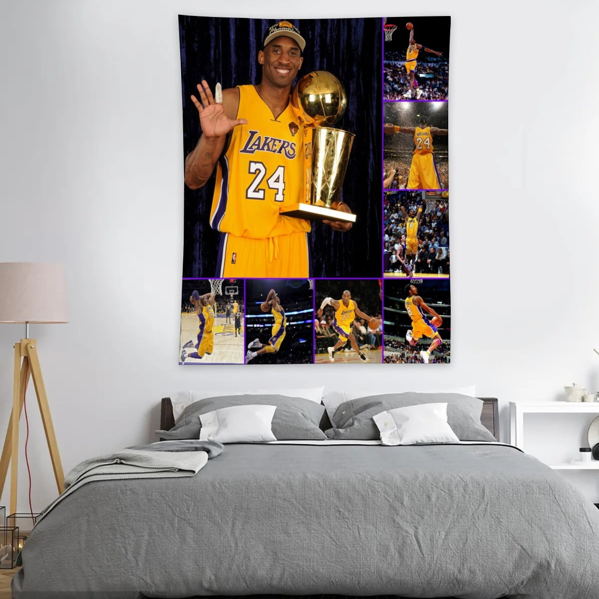 Tapestry for Kobe Bryant Bedroom Dorm Backgrounds wall hanging Poster ...