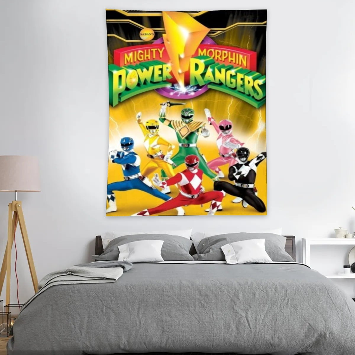 Tapestry for Mighty Morphin Power Rangers Bedroom Dorm wall hanging ...