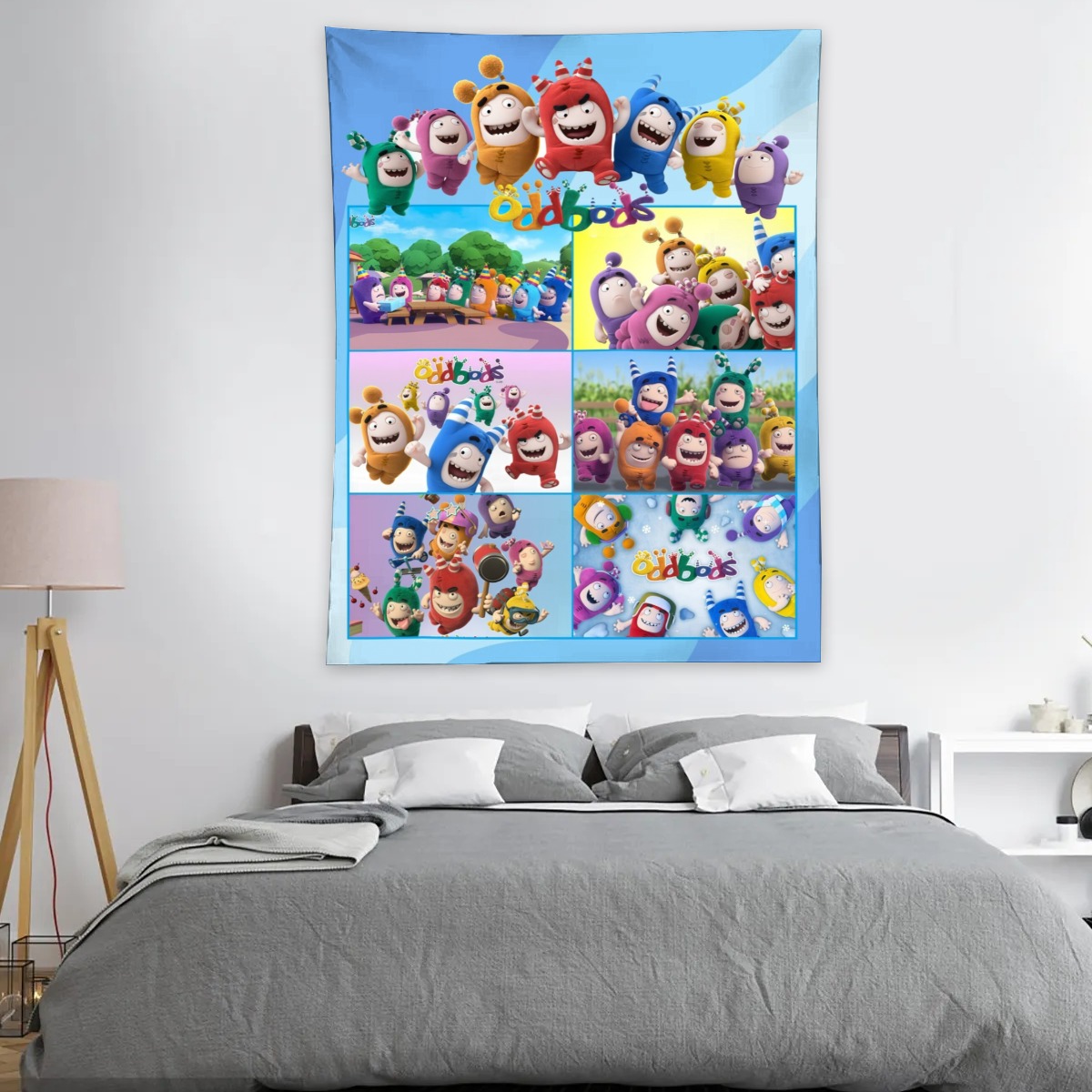 Tapestry for Oddbods Bedroom Dorm wall hanging Poster Backgrounds Wall ...