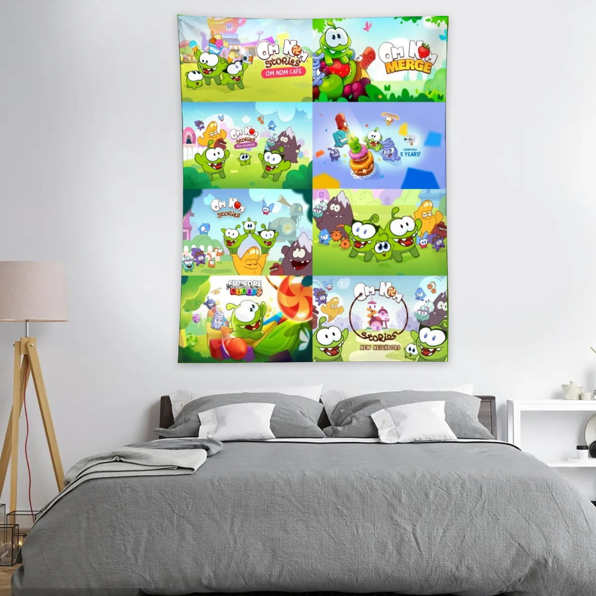 Tapestry for Om Nom Stories Bedroom Dorm wall hanging Poster ...