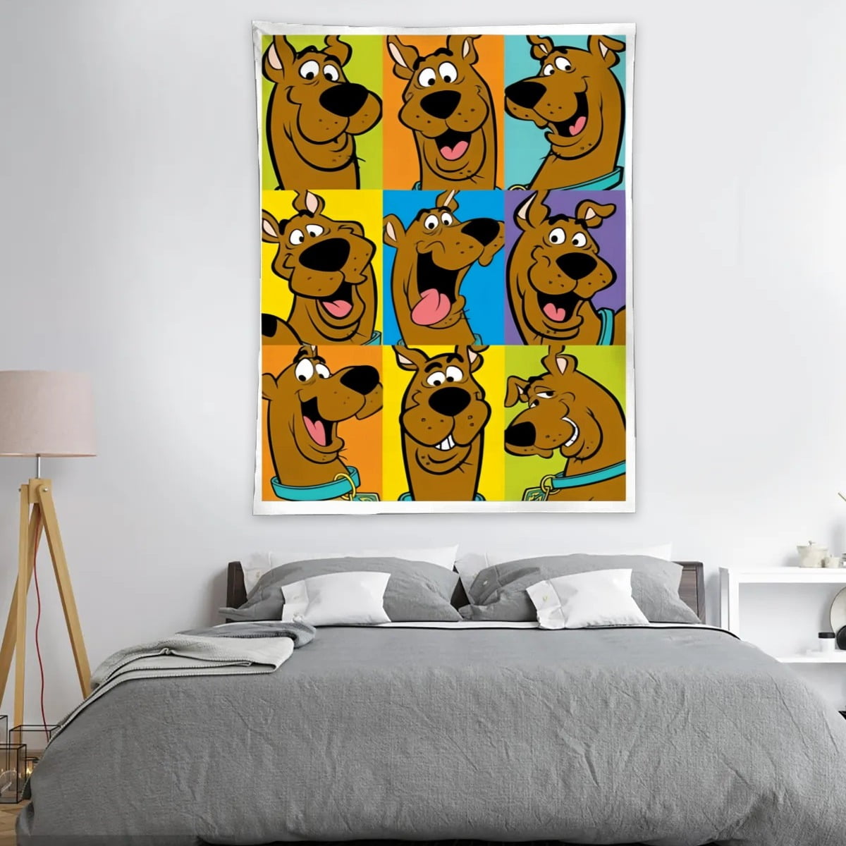 Tapestry for Scooby-Doo wall hanging Bedroom Dorm Funny Poster ...