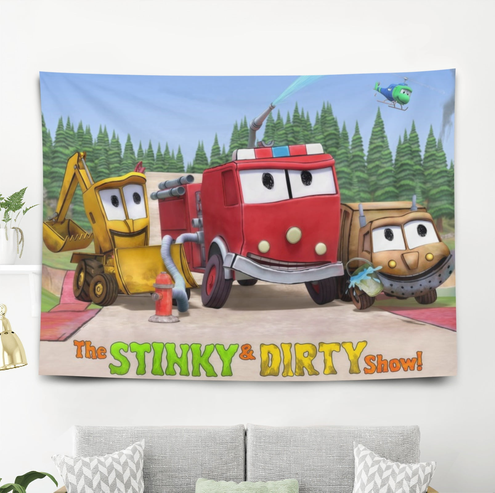 Tapestry for Stinky and Dirty Bedroom Dorm wall hanging Poster ...