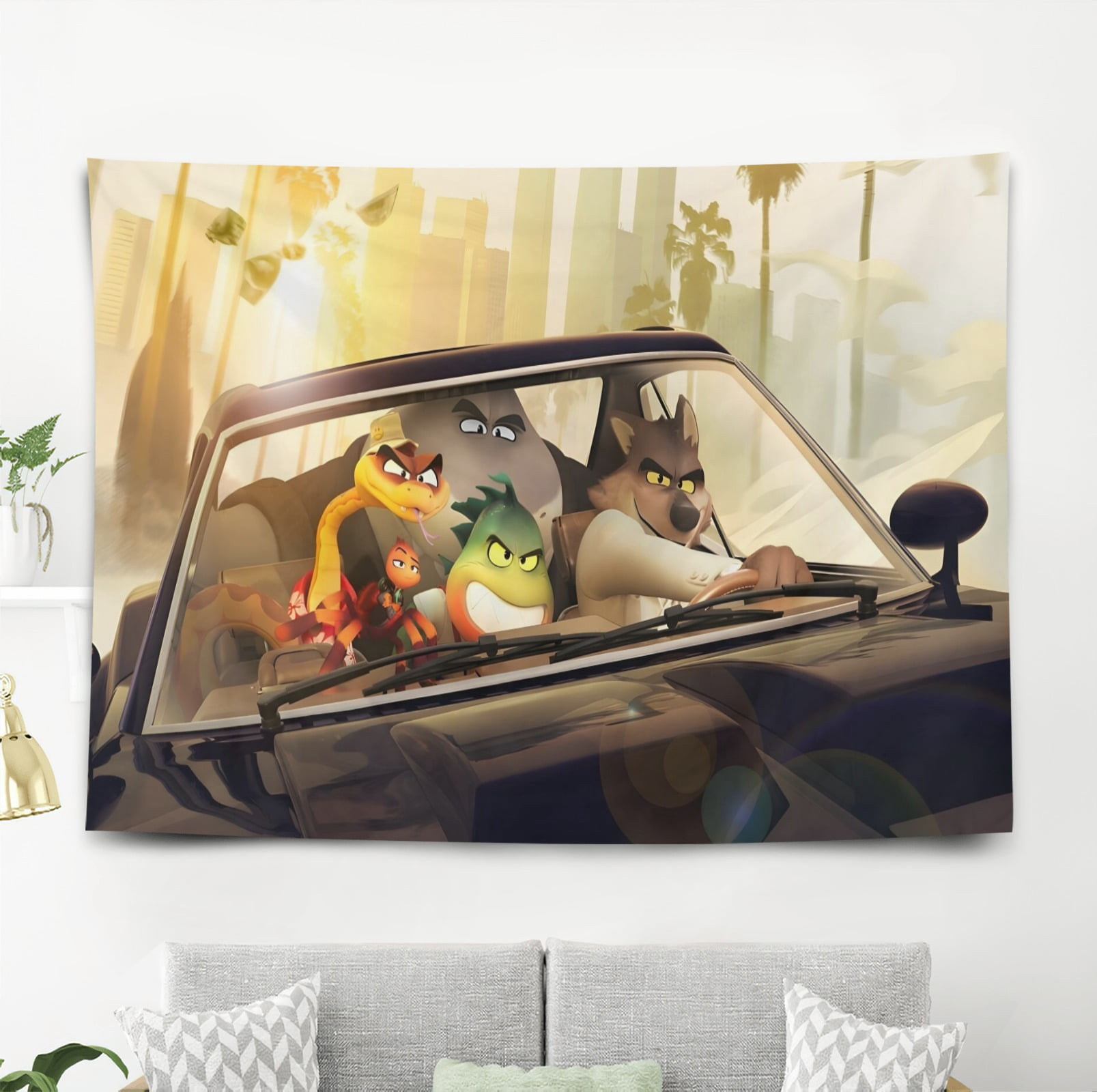 Tapestry for The Bad Guys Haunted Heist Bedroom Dorm wall hanging ...