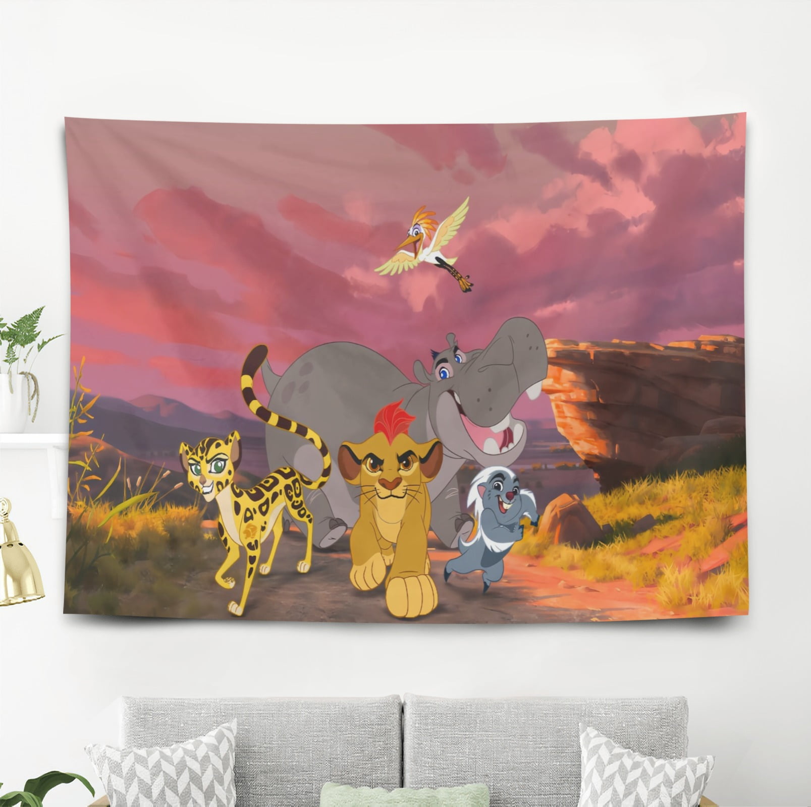 Tapestry for The Lion Guard wall hanging Bedroom Dorm Funny Poster ...