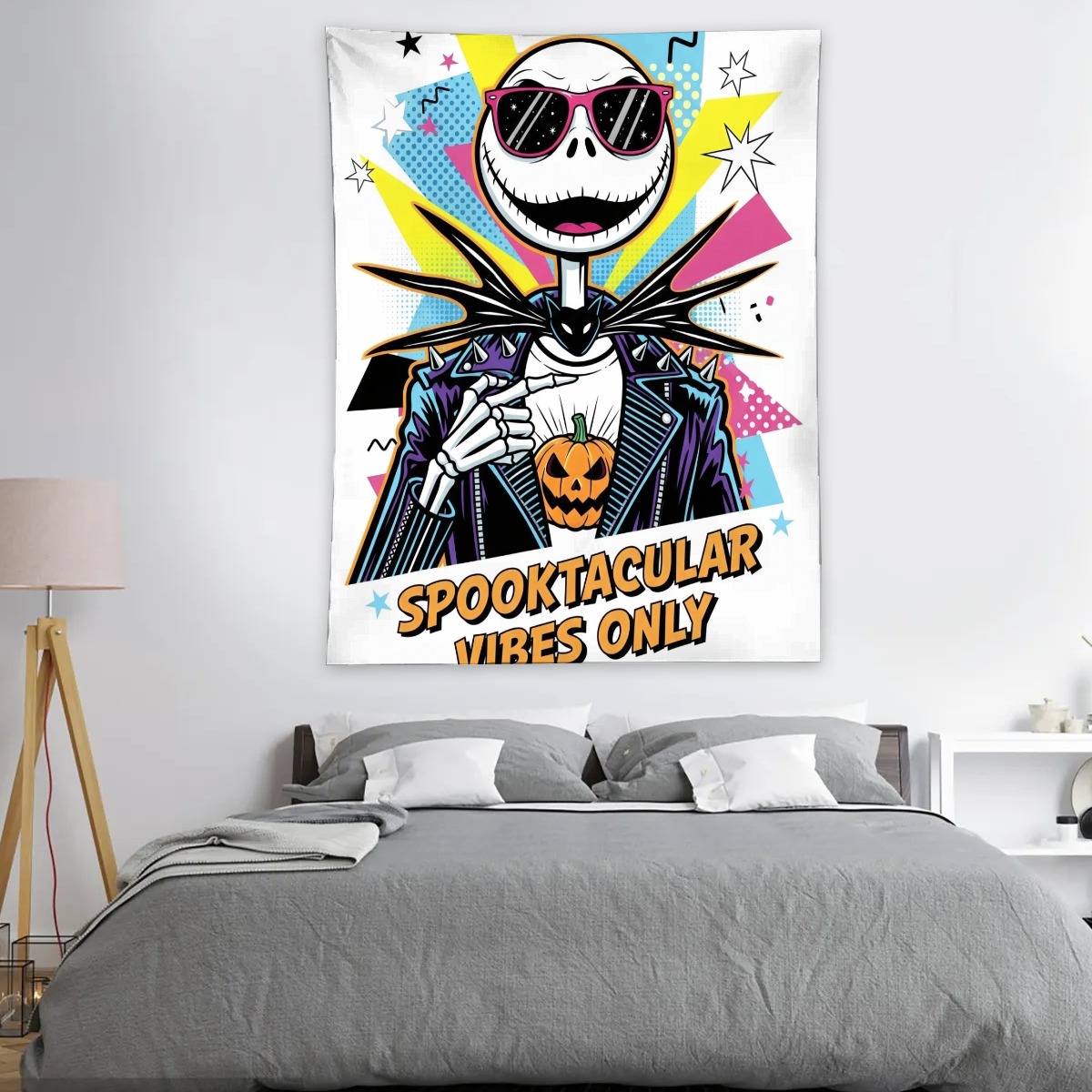 Tapestry for The Nightmare Before Christmas wall hanging Bedroom Dorm ...