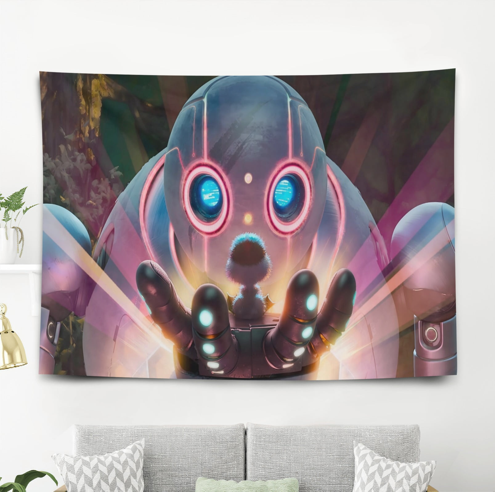 Tapestry for The Wild Robot Bedroom Dorm wall hanging Poster ...