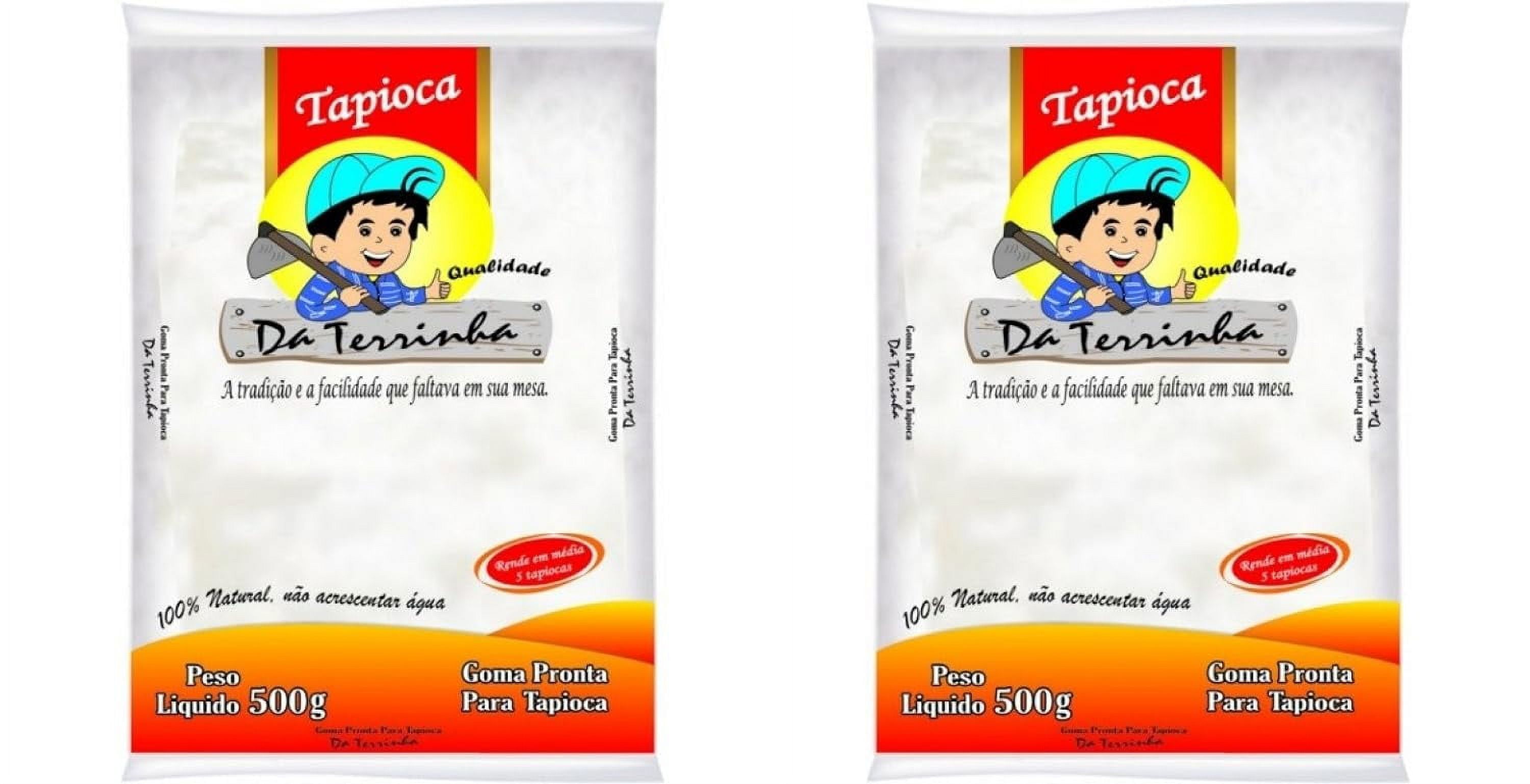 Tapioca Flour 17.6oz | Goma Pronta para Tapioca 500g (PACK OF 02 ...
