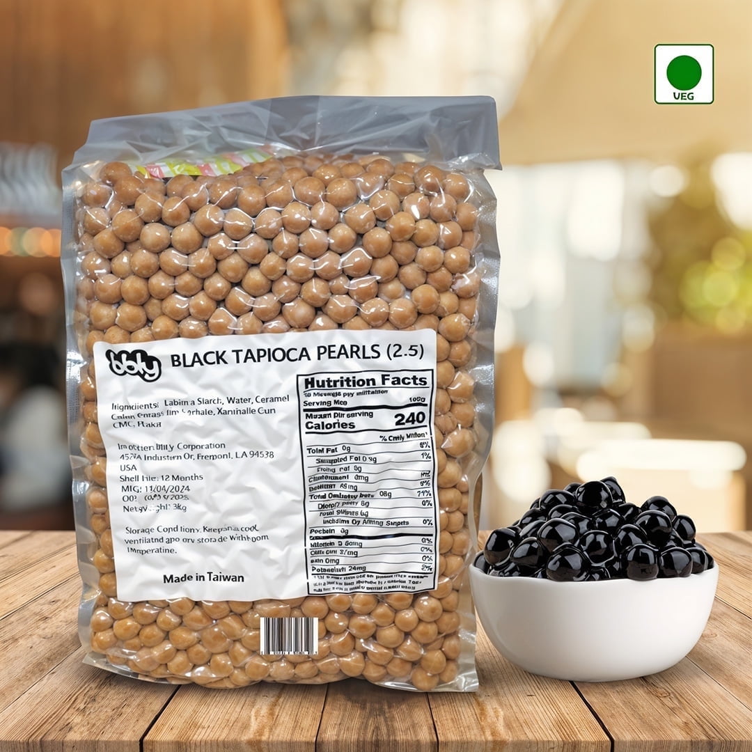 BBLY Tapioca Pearls (2.3 mm) – Perfectly Chewy Boba for Bubble Tea 🥤 ...