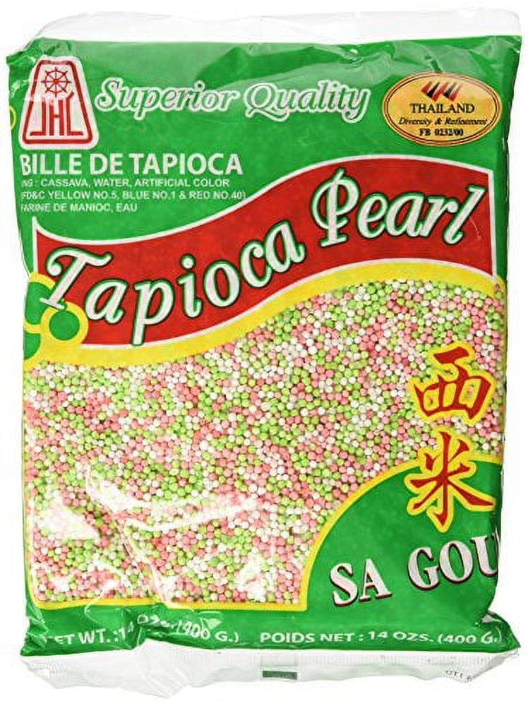 JHC Tapioca Pearls, Gluten-free, Made From Cassava, 3 Pack, 14 Oz ...