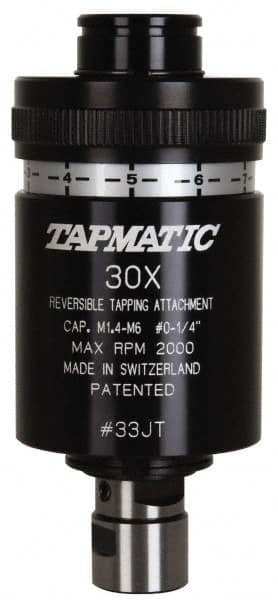 Tapmatic Model 30X, No. 0 Min Tap Capacity, 1/4" Max Mild Steel Tap ...
