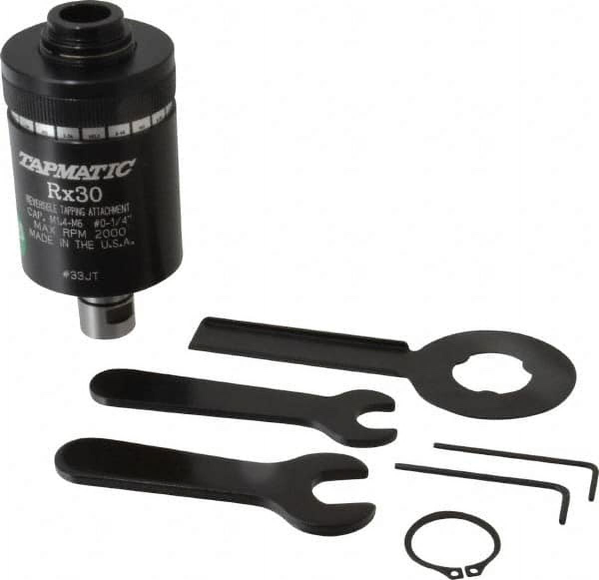 Tapmatic Model RX30, No. 0 Min Tap Capacity, 1/4" Max Mild Steel Tap ...