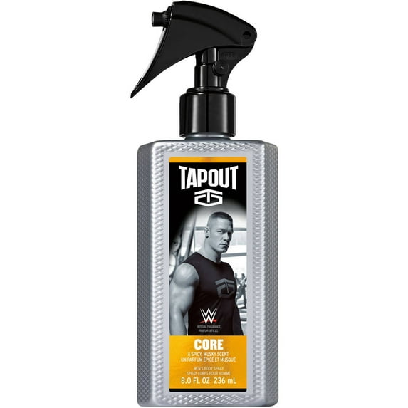Tapout Core Men's Body Spray, Spicy and Musky Fragrance, 8 fl oz Bottle ...