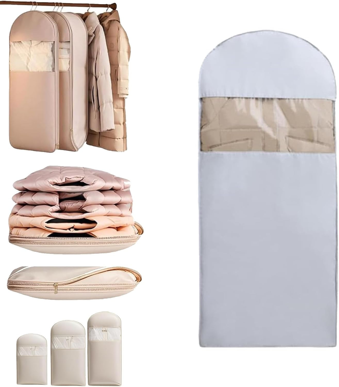 Taprinferior Hanging Garment Bag, Tapinterior Garment Bag, Space Saving ...