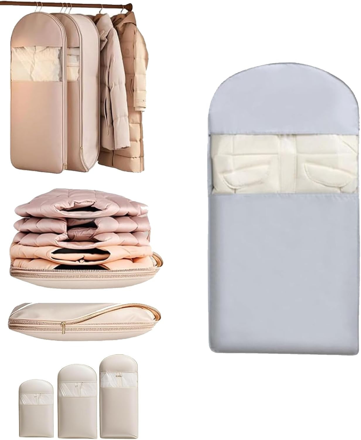 Taprinferior Hanging Garment Bag, Tapinterior Garment Bag, Space Saving ...