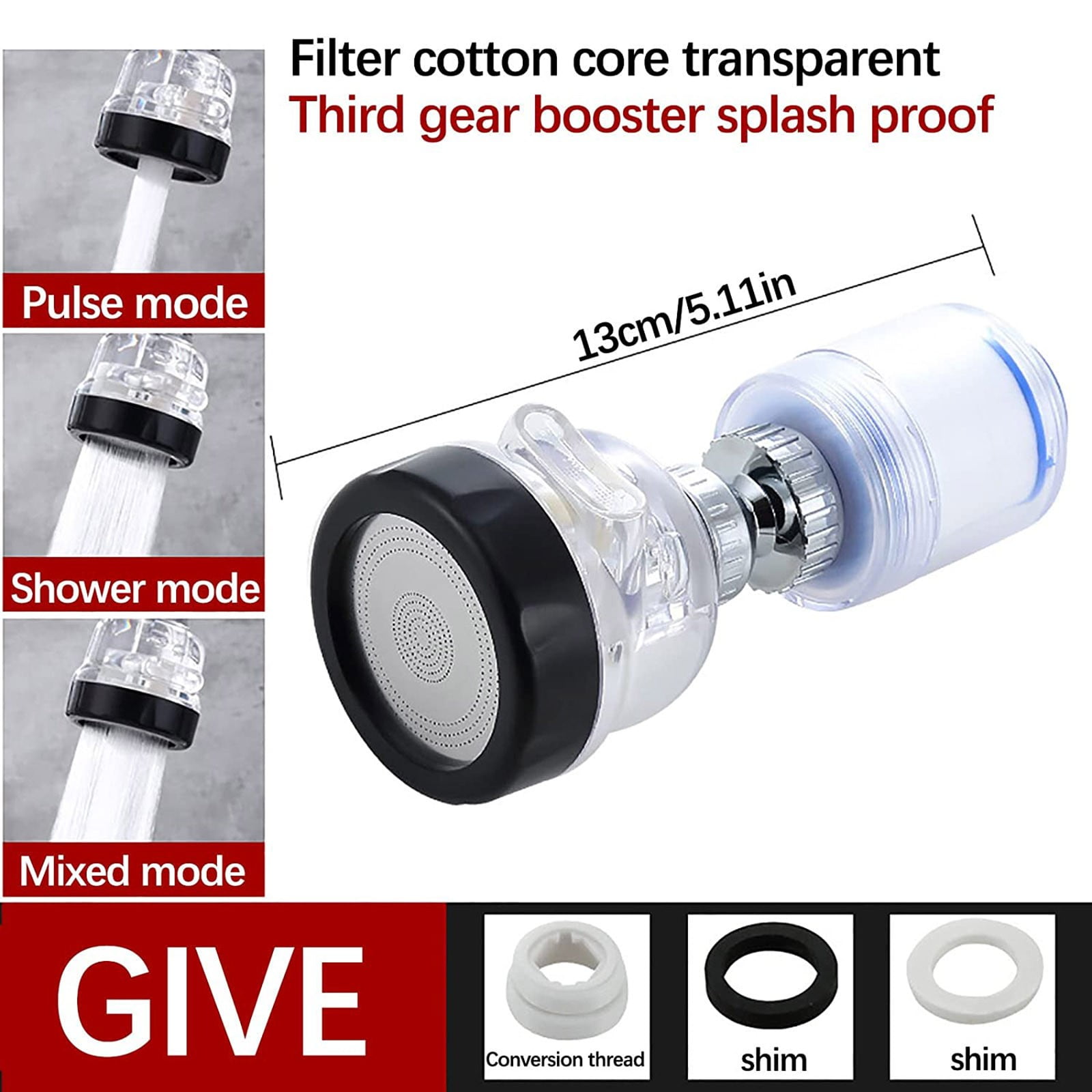 Taps Accessories Pressurized Antisplash Filter Faucet Kitchen Faucet ...