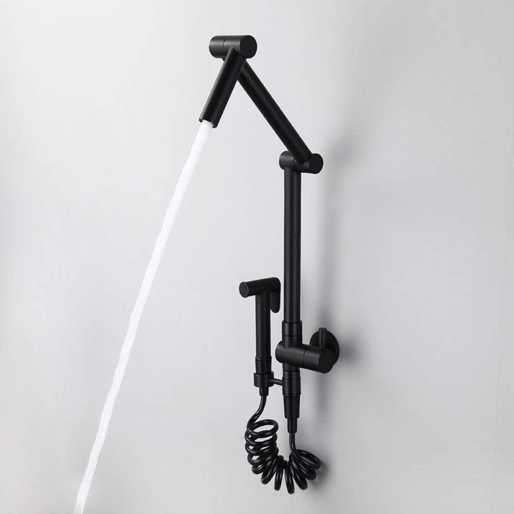 -Taps,Faucets,All in-Wall Folding Basin Single Cold Kitchen Rotate ...