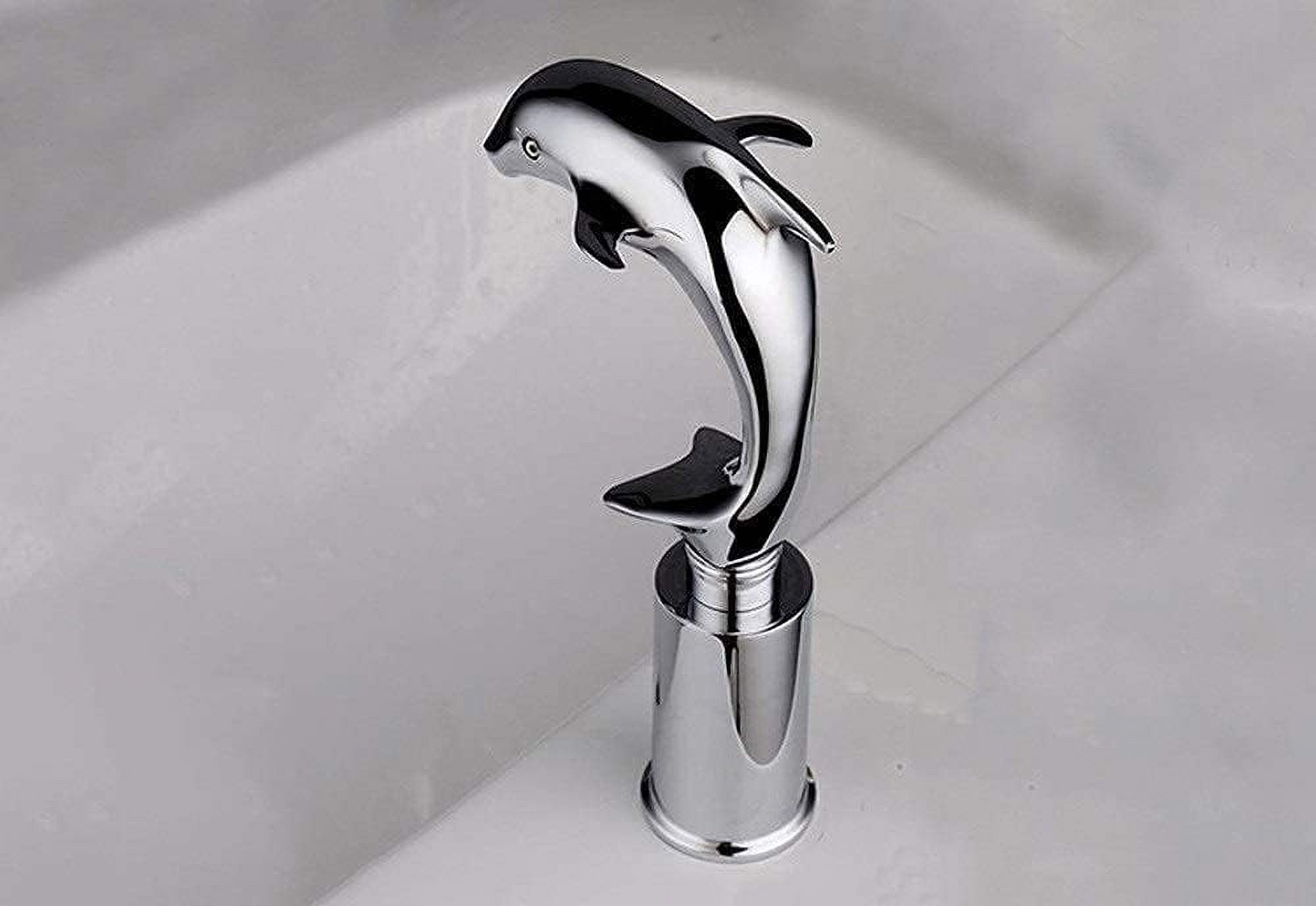 -Taps,Faucets,Hot Cold Plating Induction Faucet All Bronze Creative ...
