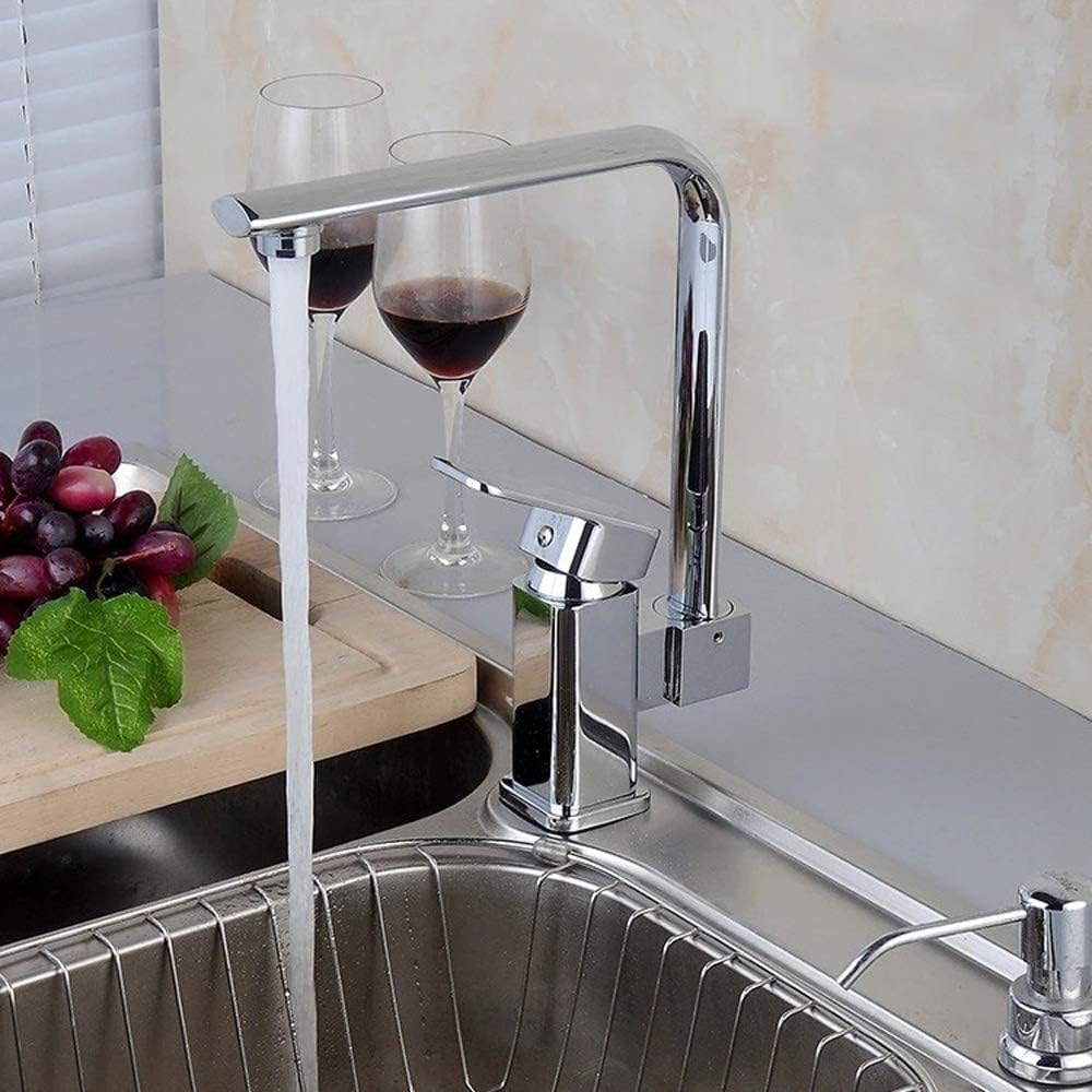 -Taps,Faucets,Hot Cold Plating Kitchen Sink Taps Led Color Changing 360 ...