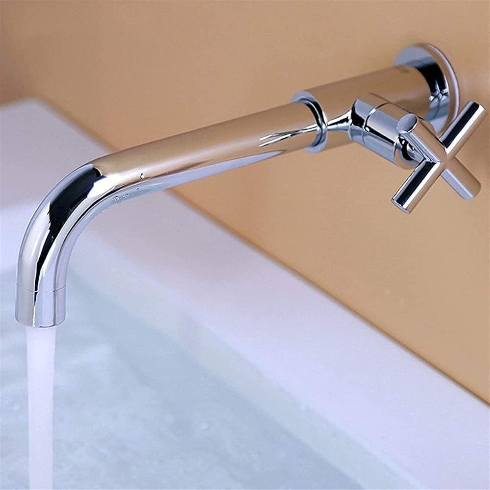-Taps,Faucets,Hot Cold Water-Tap Defense Splash in-Wall Lengthen Mop ...