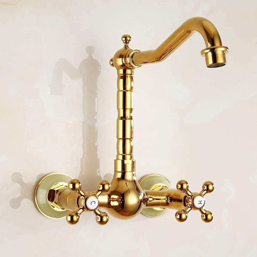 -Taps,Faucets,Modern Bathroom Basin Faucet Sink Gold Single Hole Cold ...