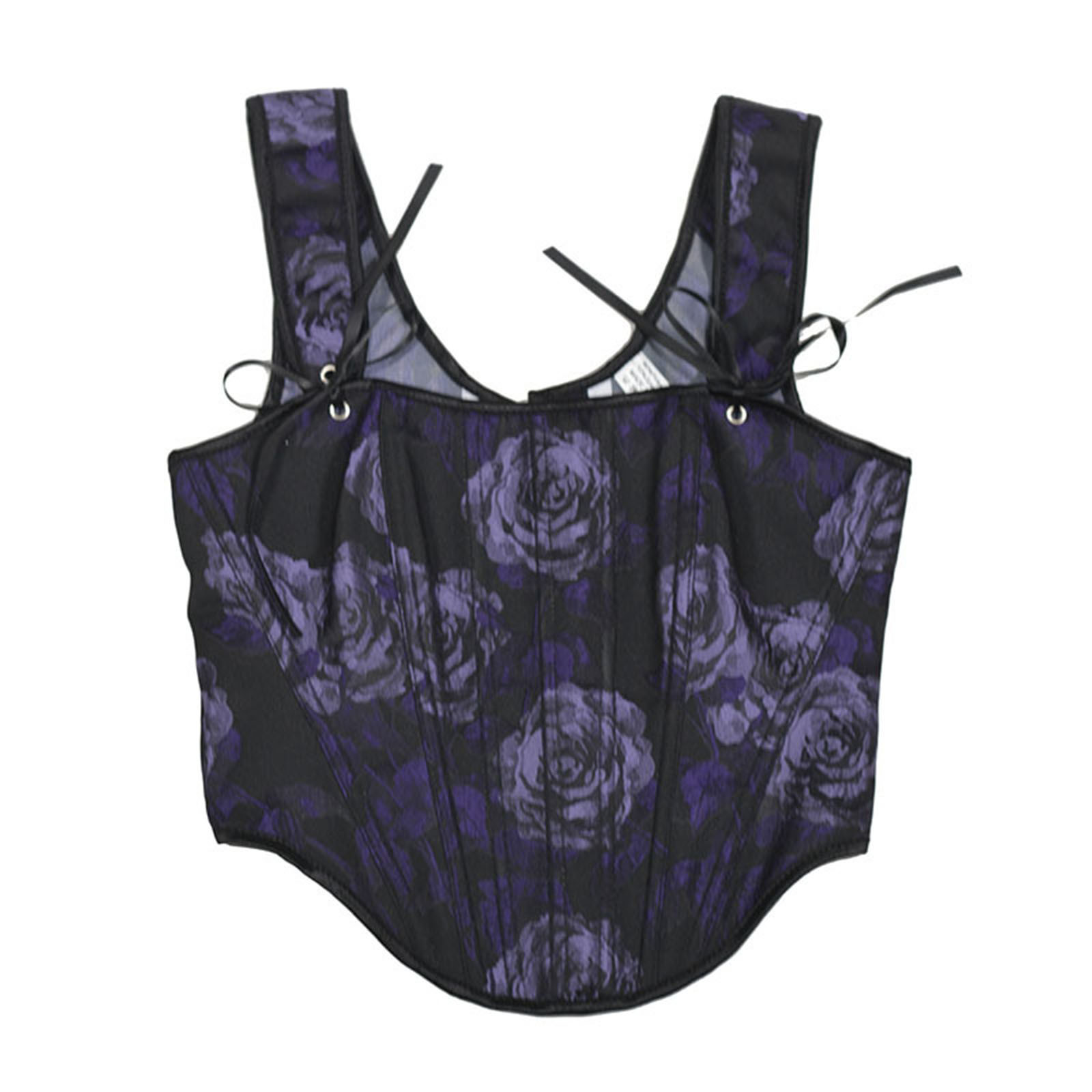 Taqqpue Corset Tops for Women Vintage Floral Camisole Flower Embroidery ...