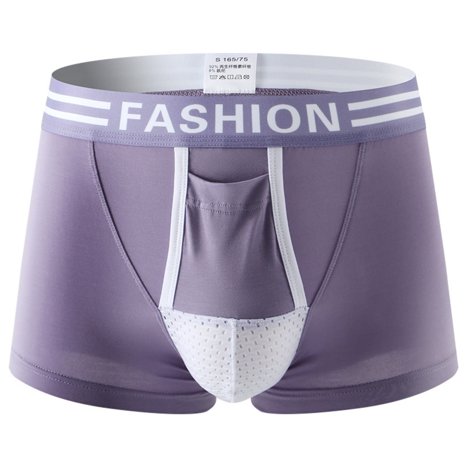 Taqqpue Men's Underwear Breathable Boxers Briefs Value Performance ...