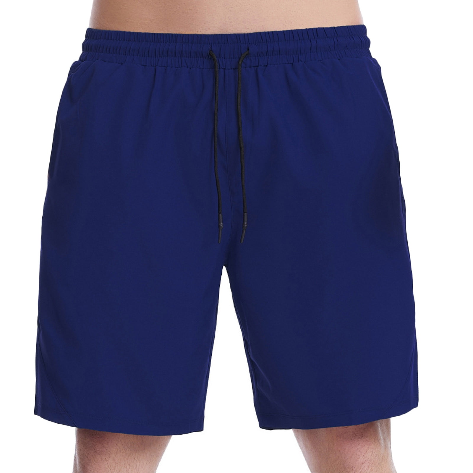 Taqqpue Men's Workout Shorts Solid Mesh Athletic Shorts Gym Running ...