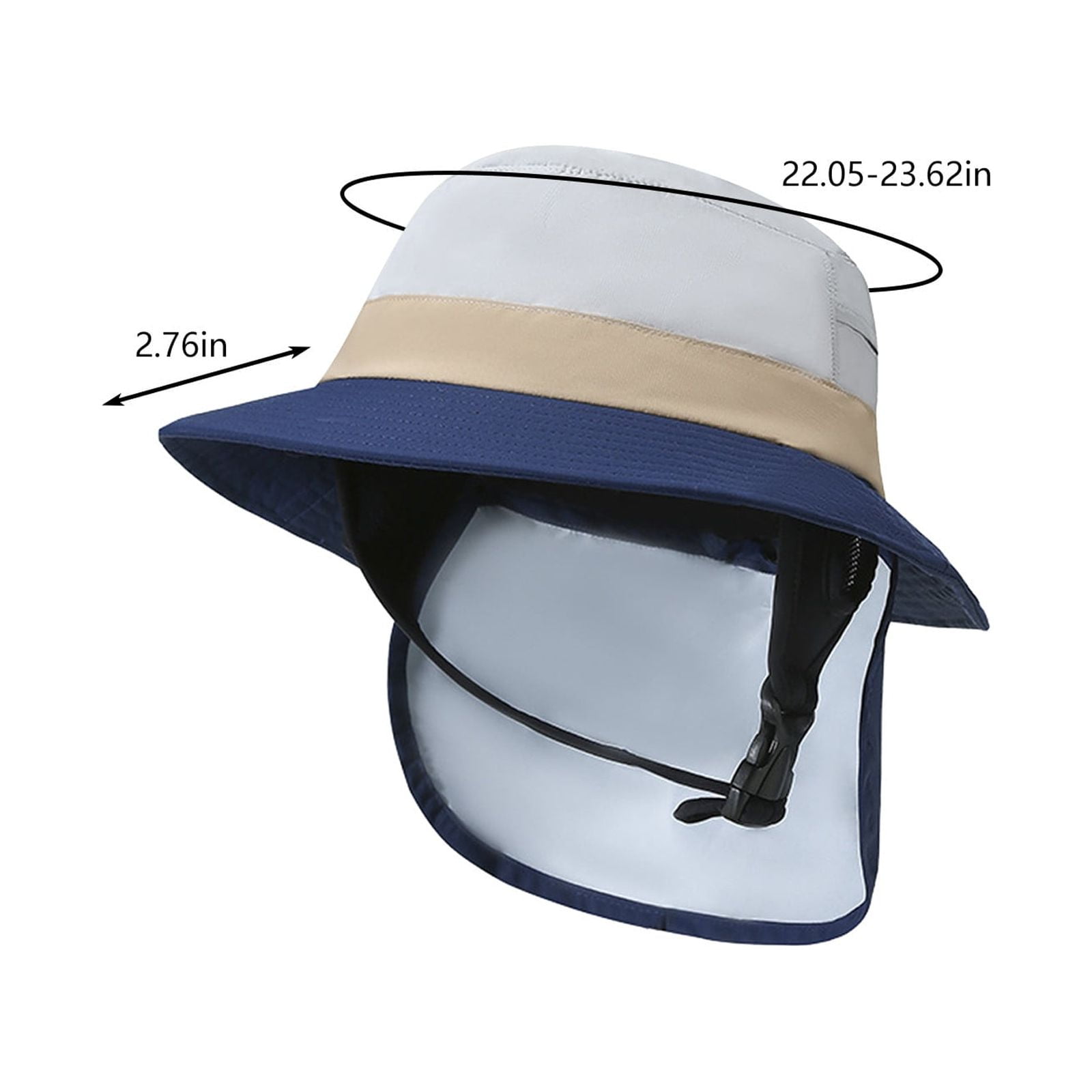 Taqqpue Surf Caps Surf Caps With Chin Strap, Summer Surf Caps For Men ...