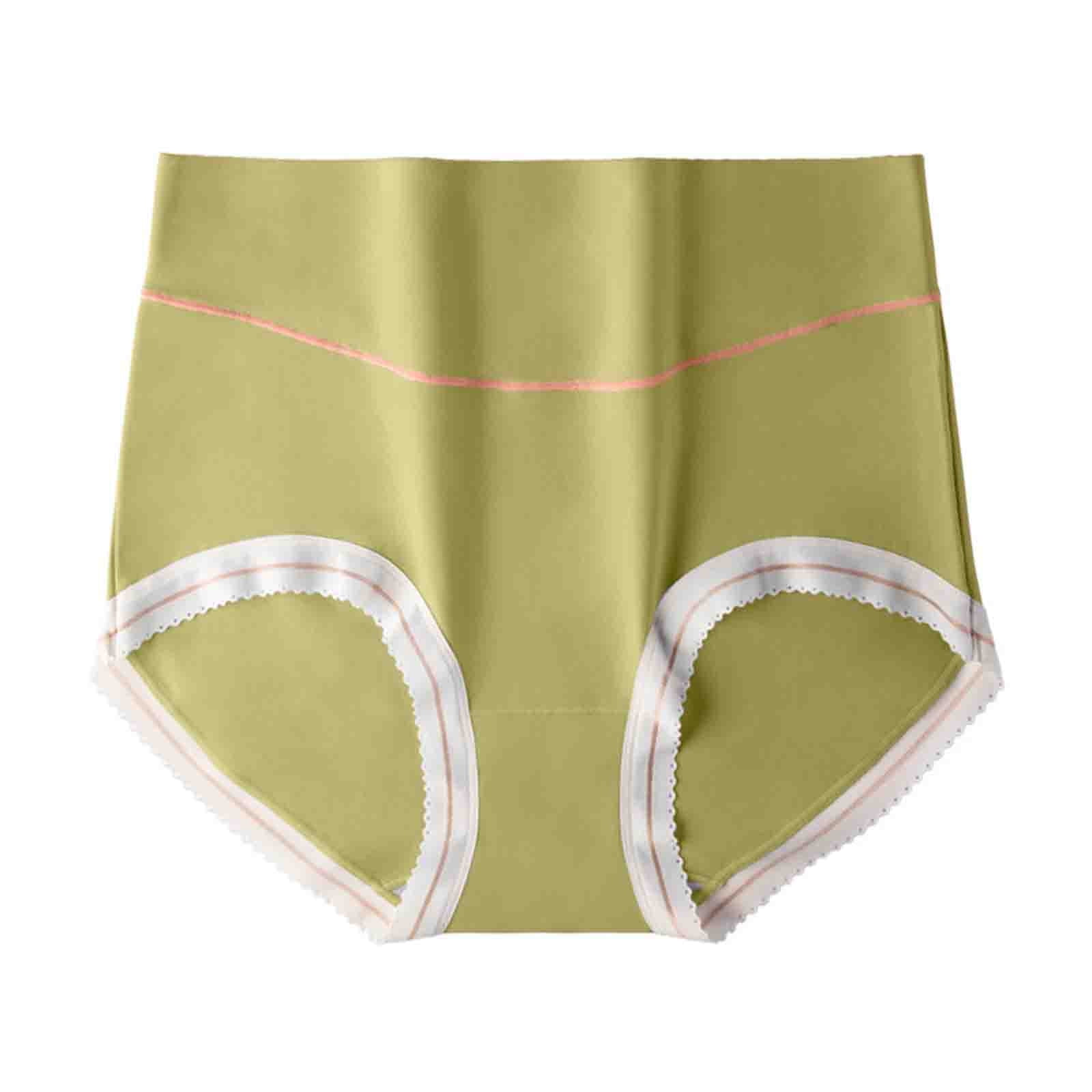 Taqqpue Womens Underwear High Waist Cotton Underwear Soft Breathable