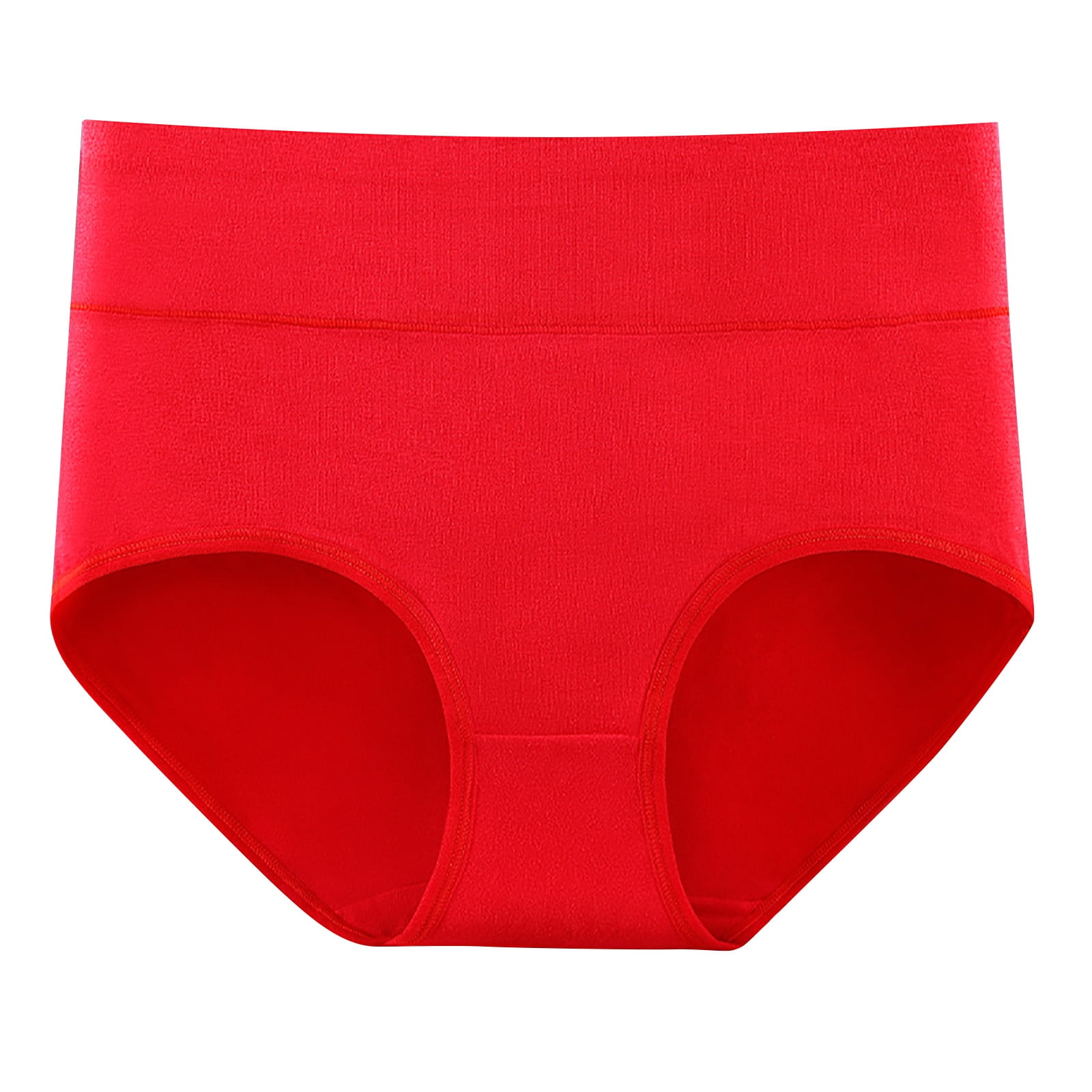 Taqqpue Womens Underwear Solid Plus Size Tummy Control Hip Lift