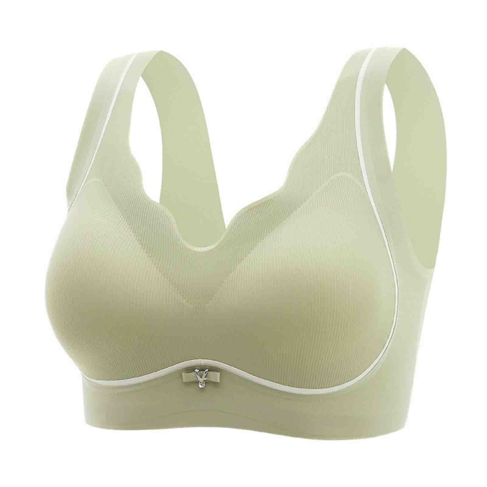 Taqqpue Womens Wireless Bras Comfortable Push Up Bra No Underwire Bra ...