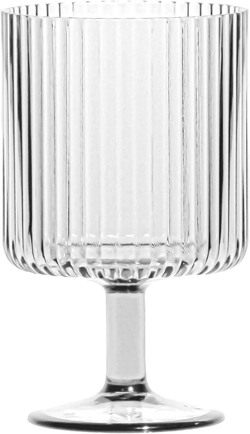 TarHong Mesa Premium Plastic Drinkware, Beverage/Goblet, Clear ...