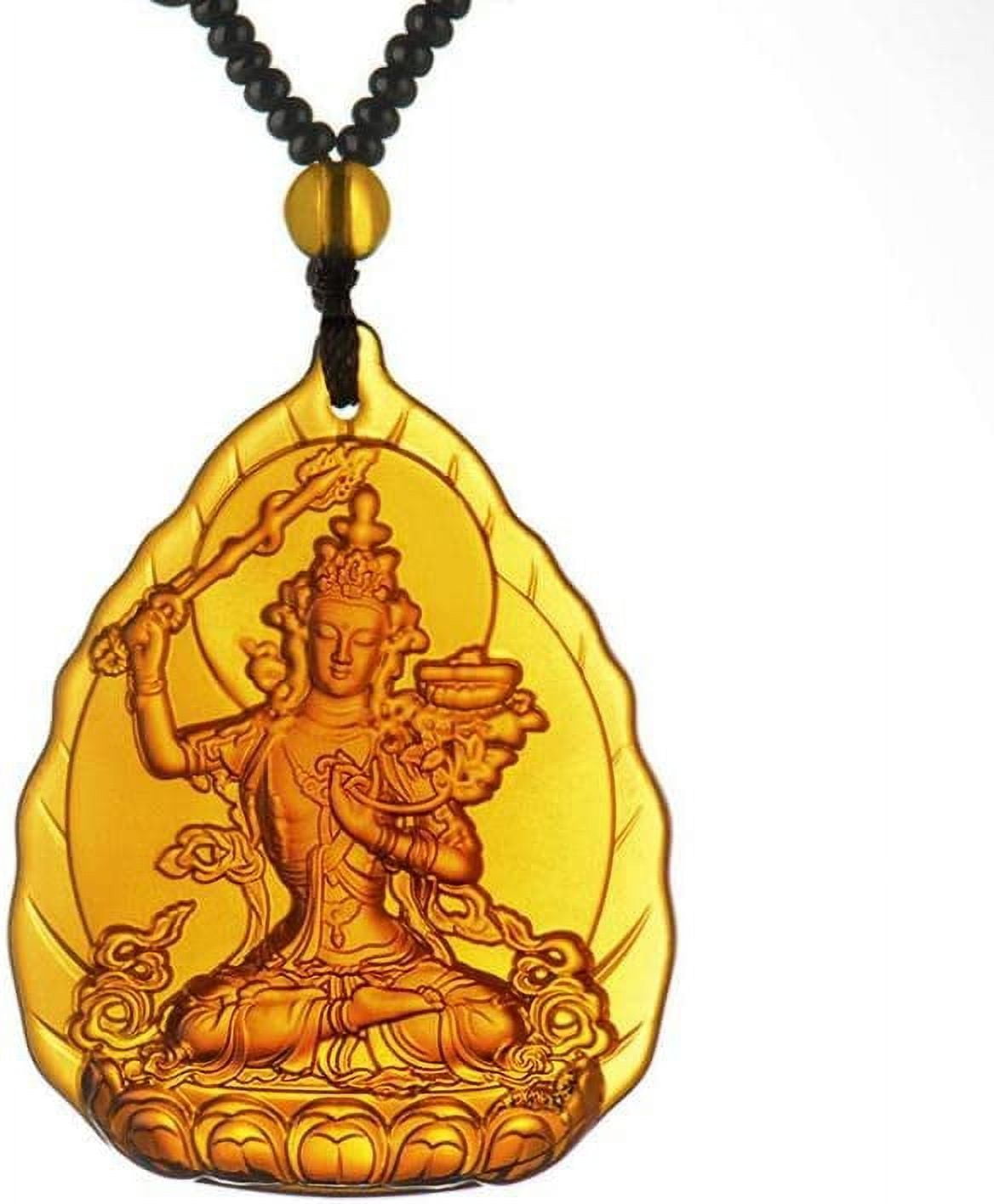 Tara Buddha Crystal Beads Pharmacist Buddha Heart Mantra(Chain 65cm ...