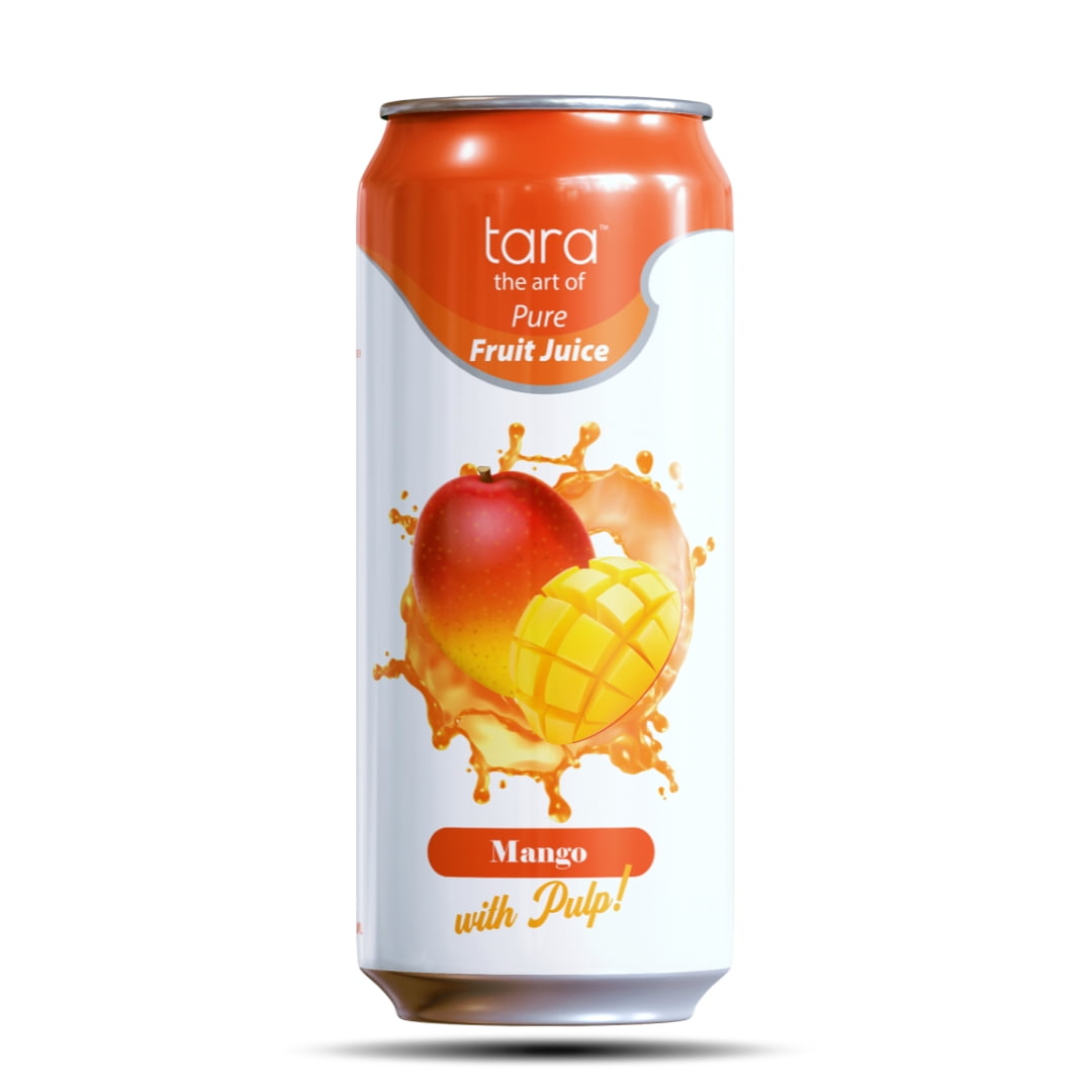 Tara Pure Mango Juice with Pulp, 16.9 fl.oz, 12 Pack - Tropical Drink ...