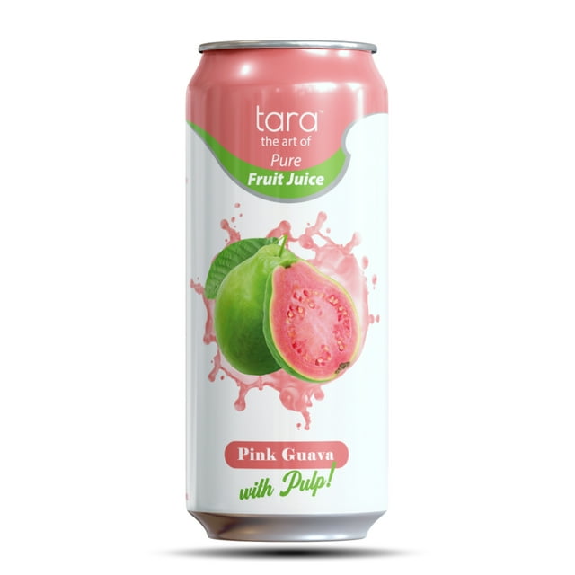 Tara Pure Pink Guava Juice with Pulp, 16.9 fl.oz Drinks Case (12 pack) - Walmart.com