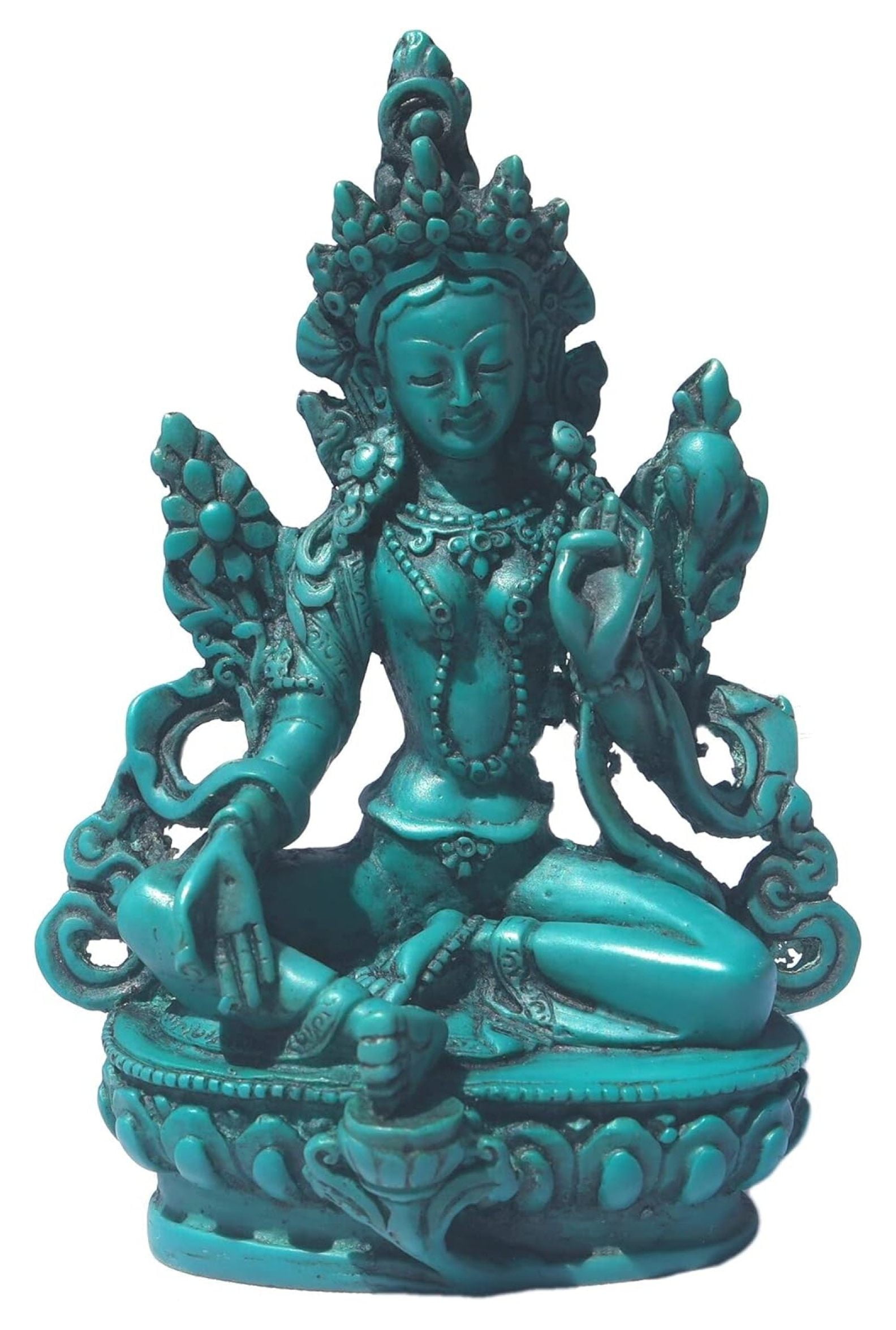 Tara Statue, Small Tara Statue for Home, Green Tara Statues, Blue Tara ...
