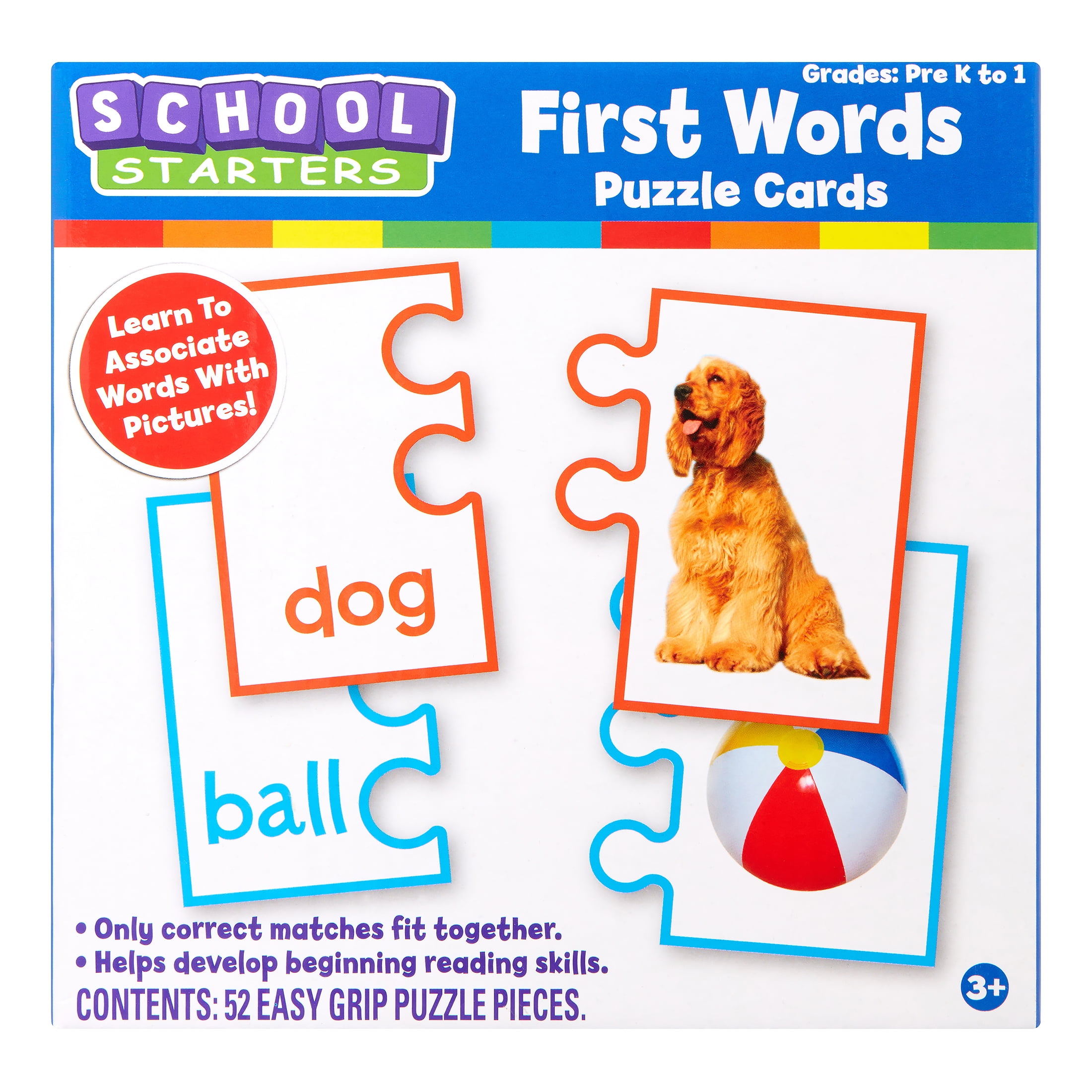 Tara Toy School Starters First Words Puzzle Cards Activity Back to ...