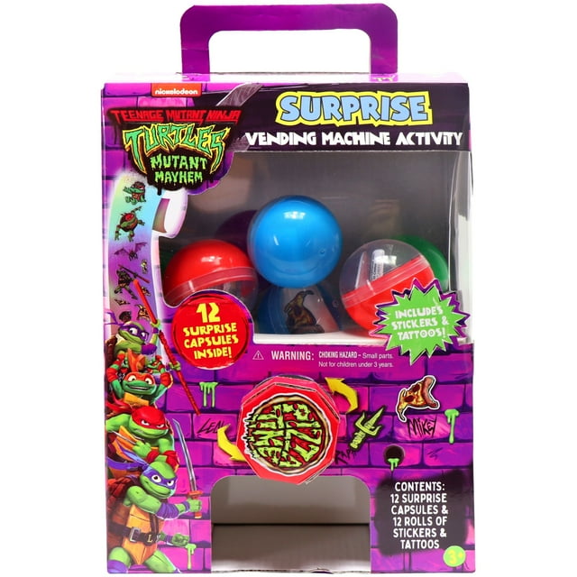 Tara Toy: Surprise Vending Machine Activity: TMNT - 12 Surprise ...