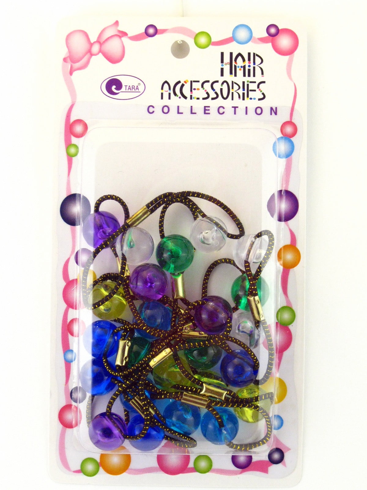 Tara Twinbead Assorted Metal Ponytail Hair Elastics - 14 Pcs. - Walmart.com