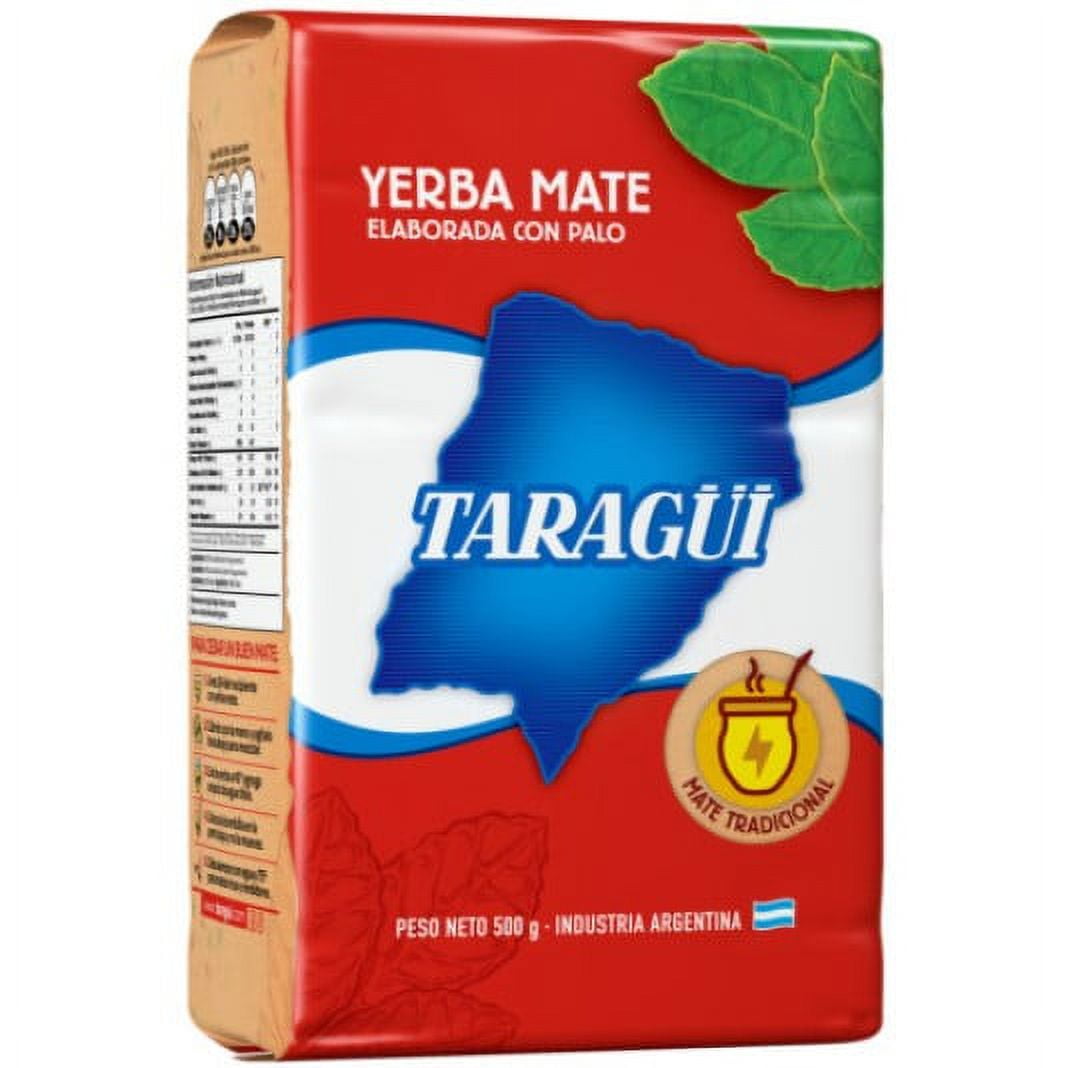 Taragui Yerba Mate with Stem, Taragui Red con Palo Loose Leaf Tea, 35.2 ...