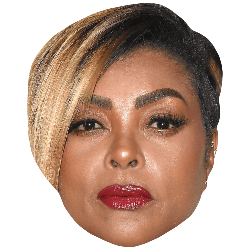Taraji P. Henson (Lipstick) Celebrity Mask, Flat Card Face, Fancy Dress ...