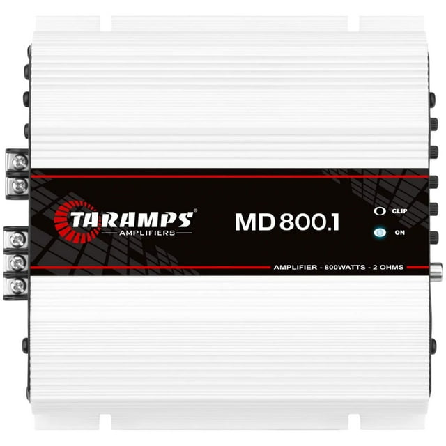 Taramps MD 800.1-1 OHM Audio Amplifier Mono Block 800W RMS - Walmart.com