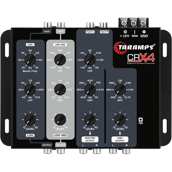 Taramp's Audio Car Amplifier System - CRX 4 4 Way Compact Electronic ...