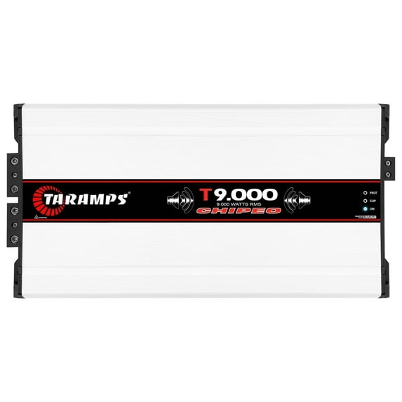Taramps T9000 Chipeo Amplifier, 1-Channel, 9000 Watt RMS, 1 Ohm High ...