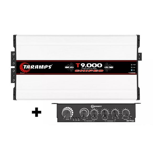 Taramps T9000 Chipeo 1-Channel 9000 Watt RMS 1 Ohm High-Power Amplifier ...