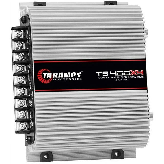 Taramps TS Series 400W 4 Channel Car Audio Amplifier, Full Range, 2 Ohm ...