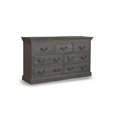 Taran Designs Baker 7-drawer Solid Wood Dresser in Dark Brown - Walmart.com