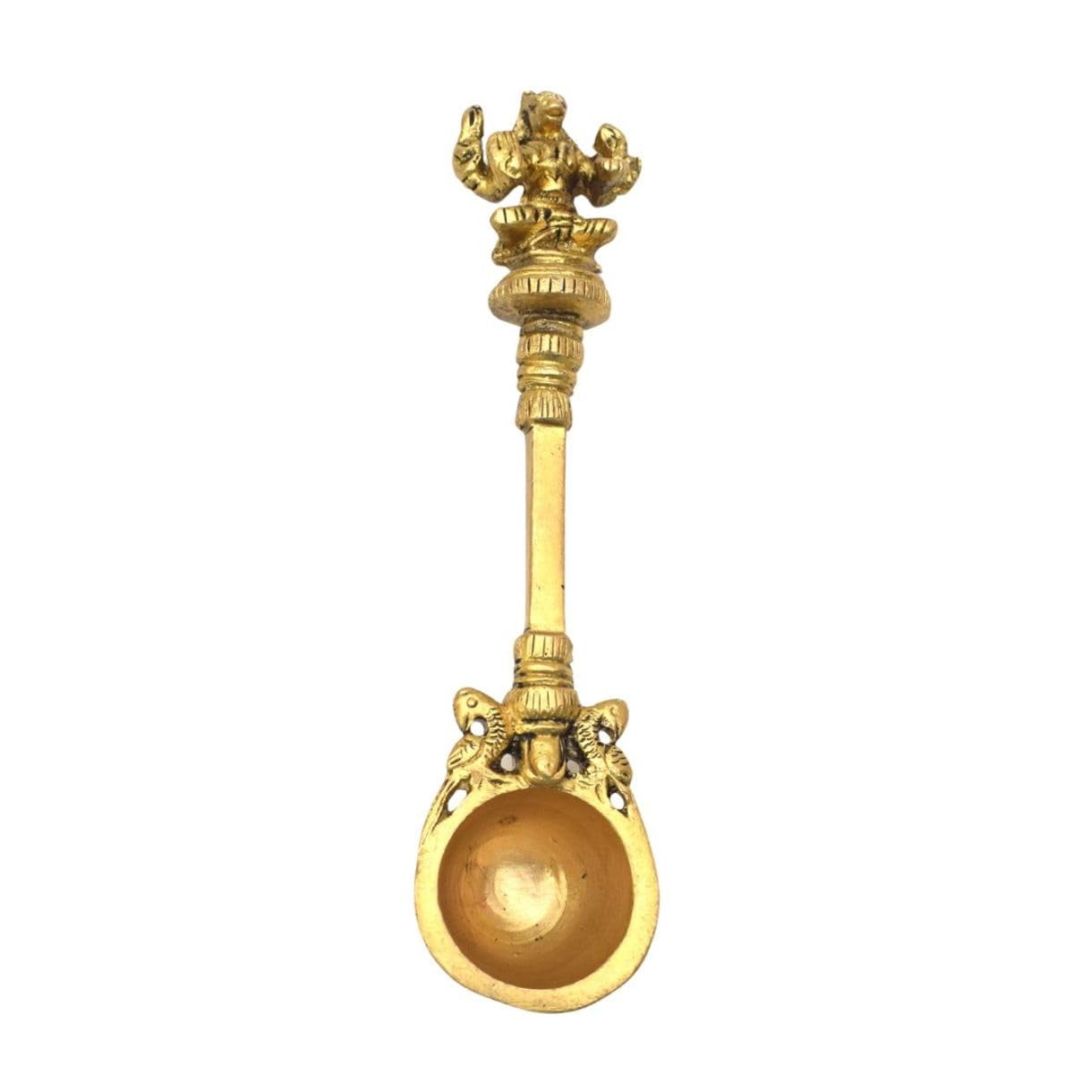 Tarang Arts Brass Hayagriva Spoon Traditional Ritual Spoon for ...