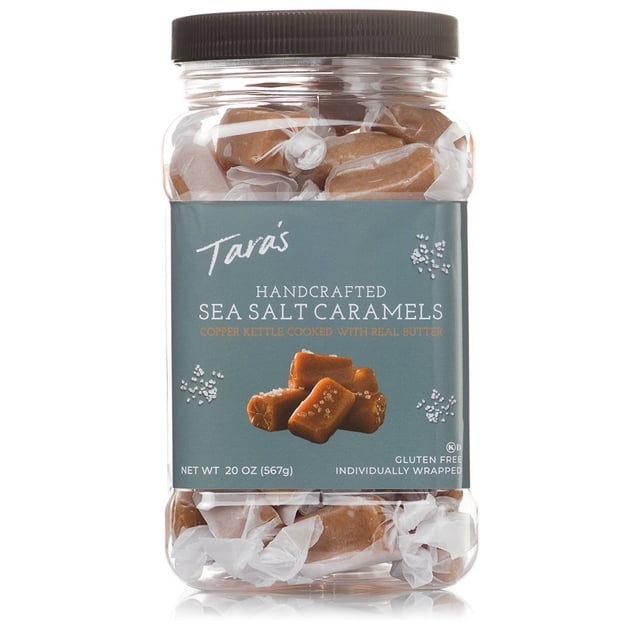 Taras All Natural Handcrafted Gourmet Sea Salt Caramel: Small Batch ...