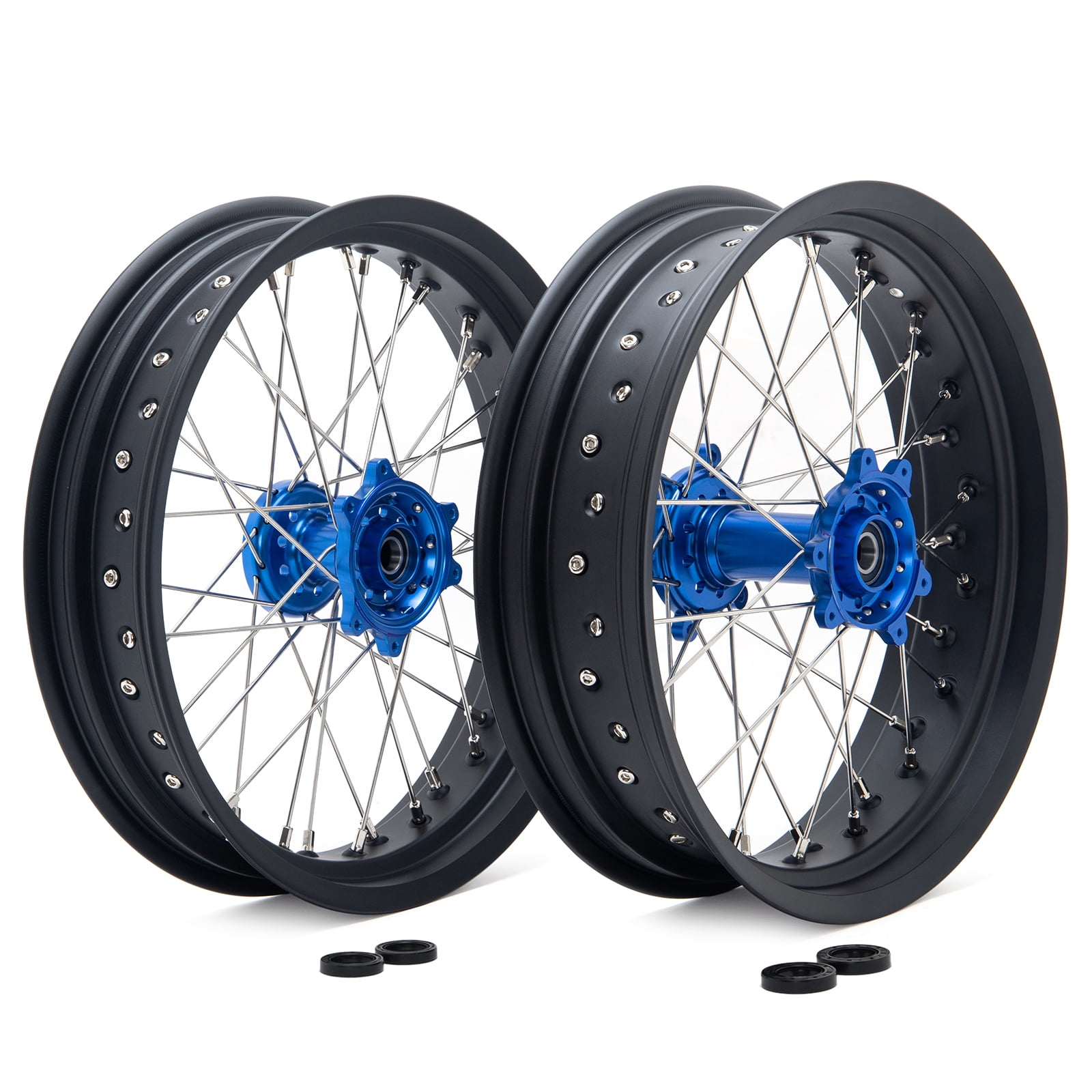 Tarazon 17" Supermoto Front Rear Wheels Rims Hubs for Sur-Ron Ultra Bee ...